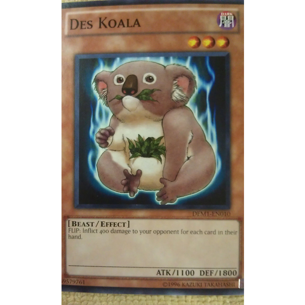 Yu-Gi-Oh! - Des Koala (DEM1-EN010) - Demo Pack - Edition - Common