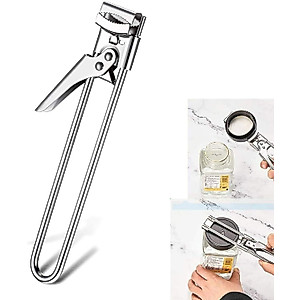 Master Jar Opener Adjustable Jar & Bottle Opener, Multifunctional Stainless Steel Manual Can Opener Jar Lid Gripper, Easy Open Adjustable Jar Opener