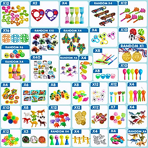 JOYIN Party Favors for Kids, Fidget Toys Bulk, Goodie Bags Stuffers for Kids Birthday Party, Classroom Prizes, Treasure Box Toys for Boys and Girls(400 TRUE Quality Items)