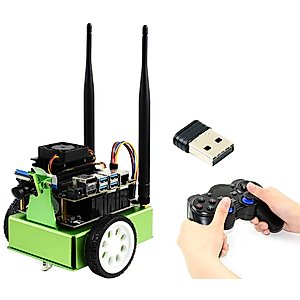 JetBot AI Kit Accessories Add-ons Compatible with Jetson Nano Developer Kit A02 and New Version B01,to Build JetBot AI Smart Robot (Not Support Jetson Nano 2GB)