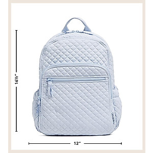 Vera Bradley Women's Performance Twill Campus Backpack, Black, One Size