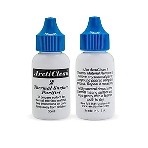 ArctiClean Kit 1 & 2 Thermal Paste Compound Remover + Arctic Silver 5 Thermal Compound Paste 3.5g + Lansh Tool