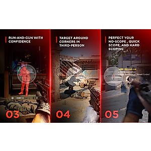 HipShotDot D-Series Care Pack - Reusable Transparent Aim Sight Assist TV Decals - Gaming Television or Monitor Decal for FPS Video Games Compatible with PC, Xbox & Playstation (1.5 Green)