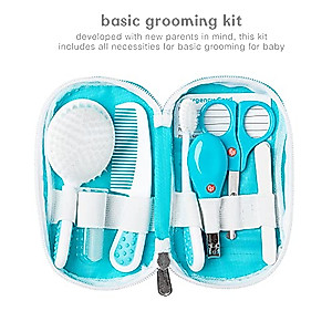 Smart Care Fisher-Price 12-Piece Baby Grooming Kit, Newborn Essentials, Baby Gift Set, Includes Baby Nail Kit, Baby Oral Care, Baby Hair Brush, Baby Comb