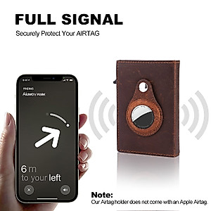 Aiuwo Mens Slim Wallet with Money Clip RFID Blocking Credit Card holder Minimalist Wallet for Men with Gift Box