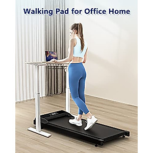 Walking Pad Under Desk Treadmill,Portable 2 in 1 Desk Treadmill for Home,Quiet Mini Walking Pad for Work from Home with Remote Control(𝐋𝐢𝐟𝐞𝐭𝐢𝐦𝐞 𝐖𝐚𝐫𝐫𝐚𝐧𝐭𝐲)