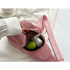 Crossbody Bags for Women Corduroy Sling Bag Shoulder Bag Sling Backpack Tote Handbag Fashion Hobo Bag 2023