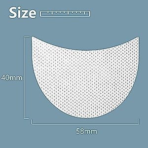 FIBOTY 50PCS Eyeshadow Shield Eyeshadow for Eye Make up, Eyeshadow Pads