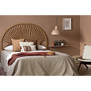 South Shore Balka Rattan Wall-Mounted Headboard, Queen