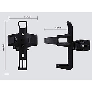 GLDYTIMES 360 Degrees Rotation Water Bottle Holder Replacement for Bike &Electric Scooter, Anti-Slip Fast Dismounting Accessories Cup Drink Holder