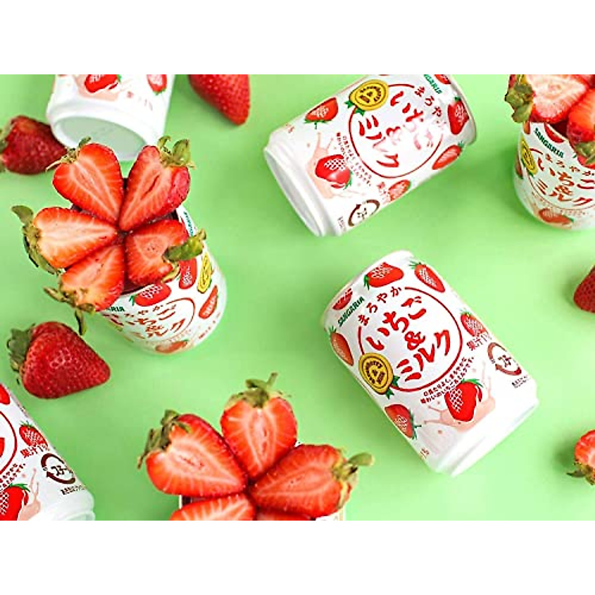 Sangaria Strawberry Milk, Extremely Popular in Japan - 8.69 Fl Oz | Pack of 6