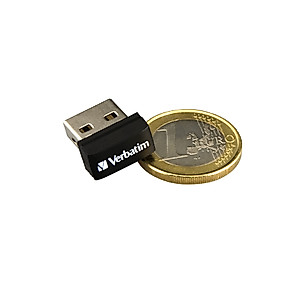 Verbatim 32GB Store 'n' Stay Nano USB Flash Drive - Black