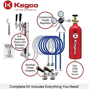 Kegco HBK199S-2 Keg Dispenser