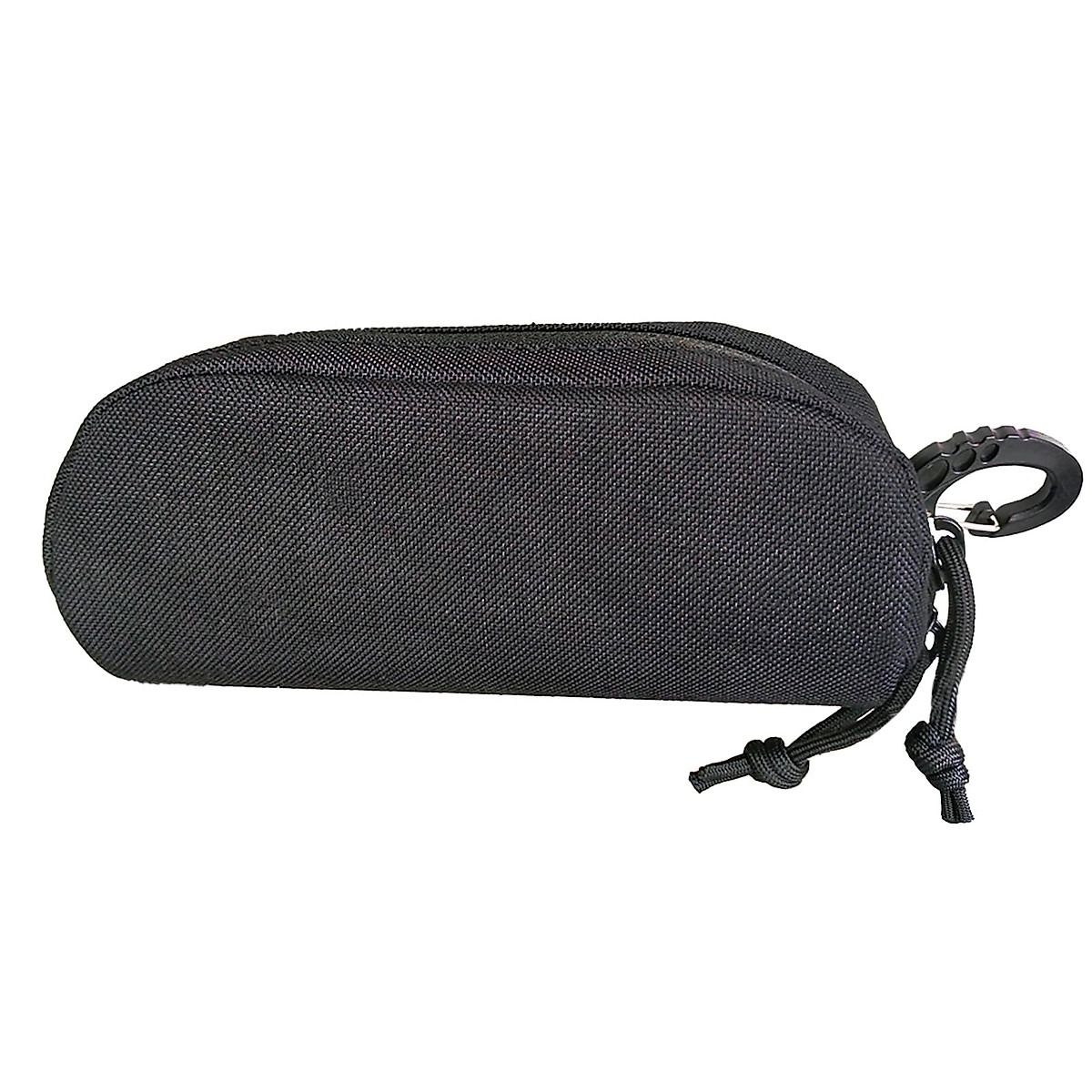 JOCTUBO Tactical Glasses Case Molle Glasses Pouch. Portable Eyeglasses Cases Eyewear Box. Eyeglass Case with Clip (Black)
