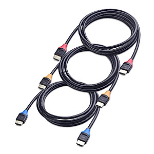 Cable Matters SuperSpeed USB 3.0 to HDMI Adapter (USB to HDMI Adapter) for Windows & 3-Pack High Speed HDMI to HDMI Cable 6 Feet