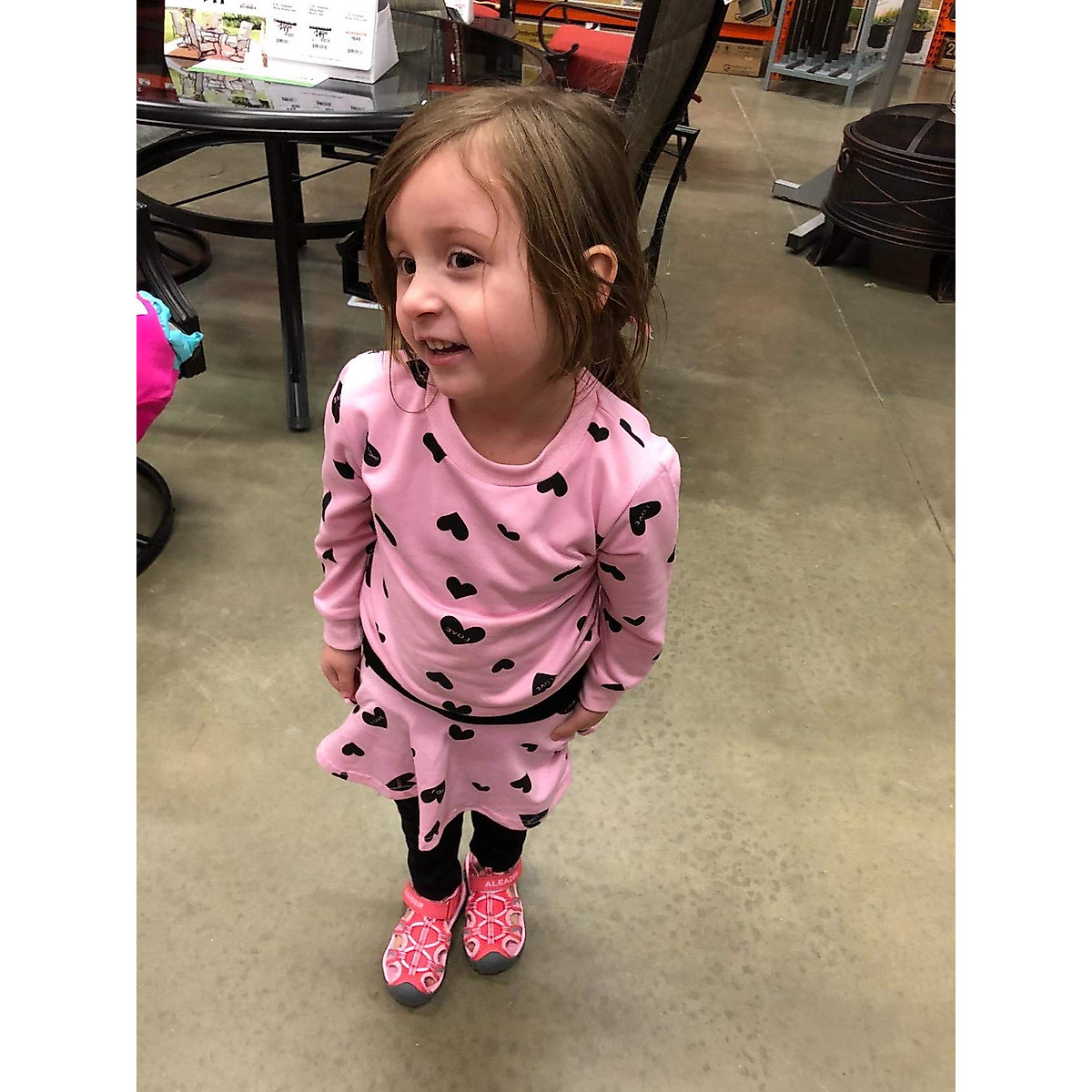 Girls Valentines Clothes Outfits Set Kids Heart Long Sleeve Sweatshirt Shirt Tops Leggings Pants Sets for Girl Valentine's Gift 100% Cotton 2 Pieces Clothing Size 9T