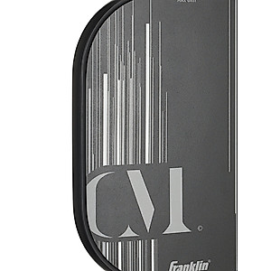 Franklin Sports Pro Pickleball Paddle - Christine McGrath Pro Player Tournament Pickleball Paddle - Polypropylene Paddle with Max Grit Surface - USA Pickleball (USAPA) Approved - Black - 16mm Core