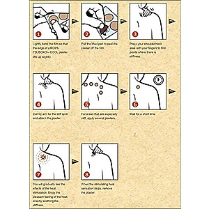 The ROIHI-TSUBOKO Cool-Type Plaster. Cool Relief