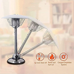 Haieshop Outdoor Patio Heater Outdoor Infrared Heater Outdoor Heaters Home Heating Lamp Portable Patio Heater for Garden Wedding Party Christmas, Easter, Halloween, New Year's Day 820