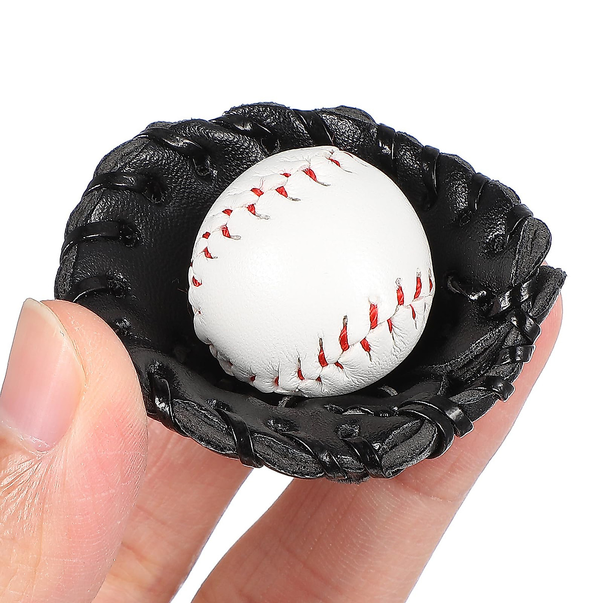 NUOBESTY Halloween Miniatures 1 Set of Miniature Baseball Bats Gloves Kit Decorative Simulation Tiny House Accessories Baseball Birthday Decorations