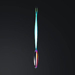 Crab Fork 1PC Stainless Steel Seafood Tools Double Headed Crab Picking Tools Lobster Spoons Shellfish Pick for Home Kitchen Restaurant(Black)