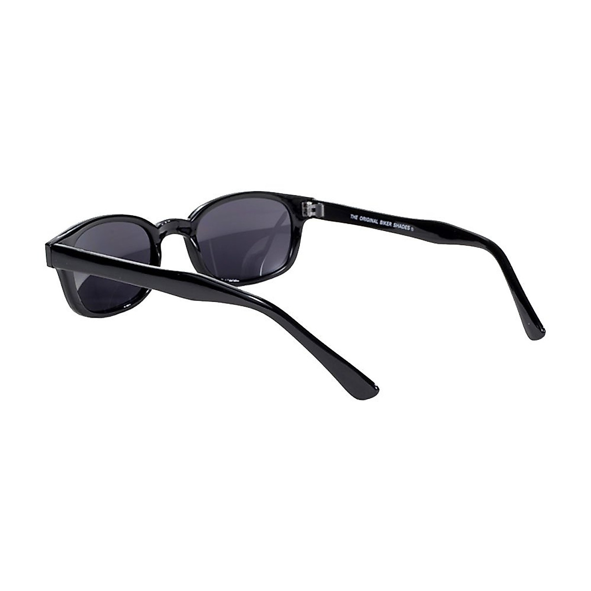 Pacific Coast Original KD's Biker Sunglasses (Black Frame/Dark Grey Lens)