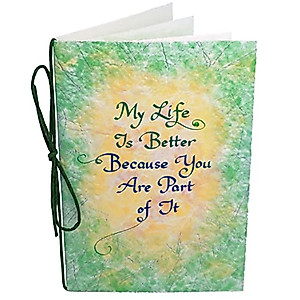 Blue Mountain Arts Appreciation Card—Birthday, Just Because, Thinking of You, or Any Occasion Card for a Friend, Family Member, or Loved One (My Life Is Better Because You Are Part of It)