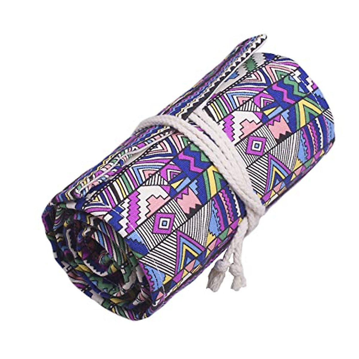 WRITENBACO Colored Pencils Set 72Count for Adult Coloring Books Artist Sketch Premier Drawing Pencils with Handmade Canvas Pencil Wrap Pencil Sharpener and Pencil Extender Bohemia Style FC002