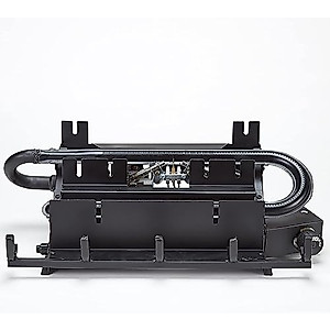 HearthSense VFL24T Dual Fuel Ventless Fireplace Logs Set with Thermostat, Use with Natural Gas or Liquid Propane, 32000 BTU, Heats up to 1100 Sq. Ft, Brown, 24 Inches