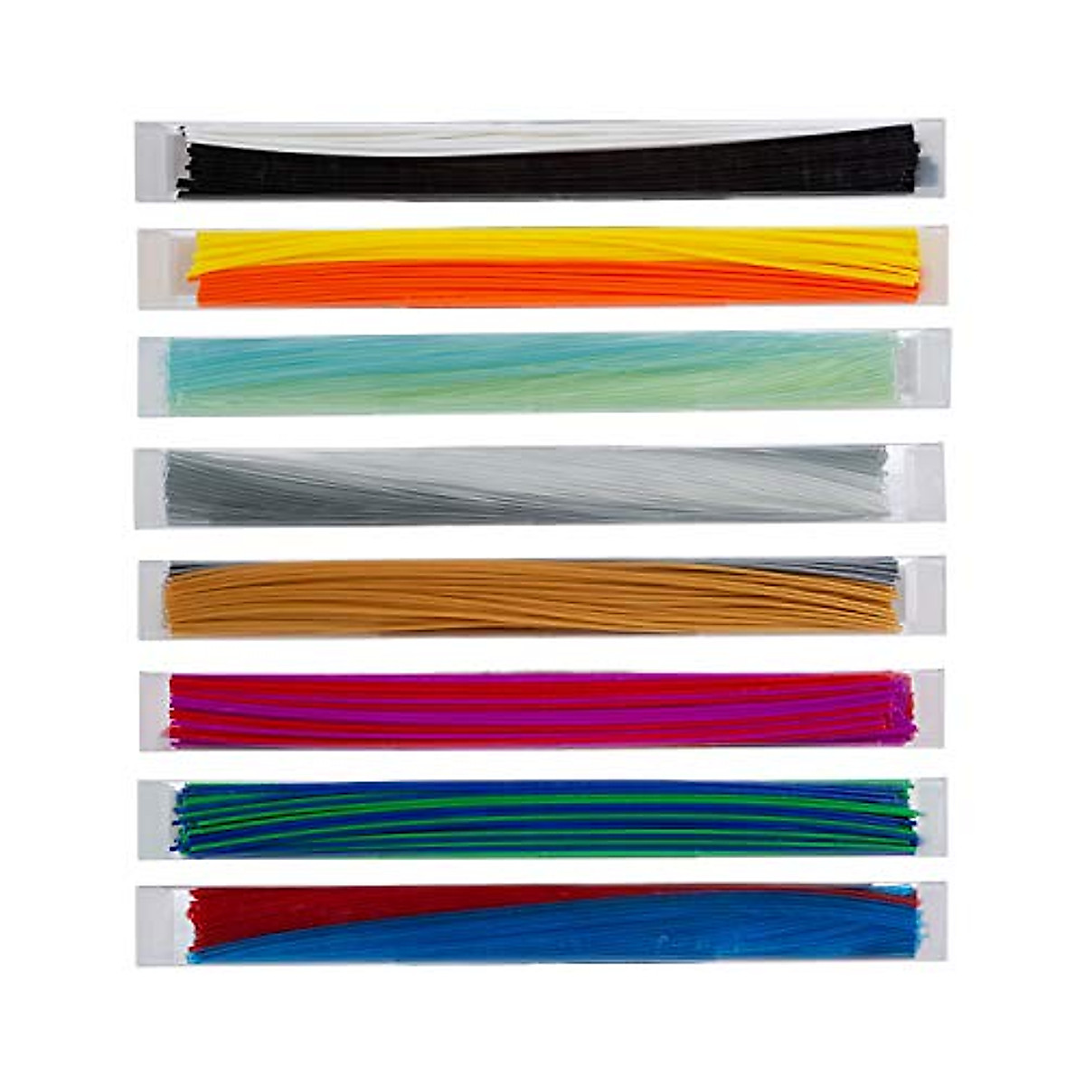 HATCHBOX ABS 3D Pen Filament, Dimensional Accuracy +/- 0.03mm, 1kg Total, 1.75mm, 16 Color Sample Pack