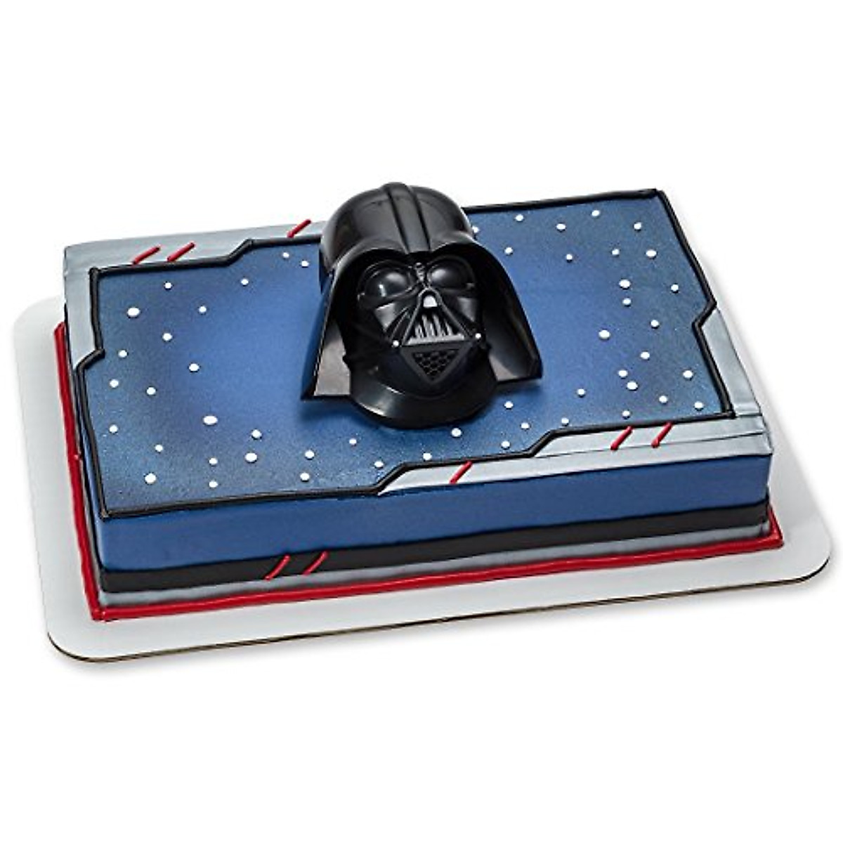 CakeDrake DARTH VADER Breathing Sounds MovieWars Party Cake Decoration Topper Set Kit