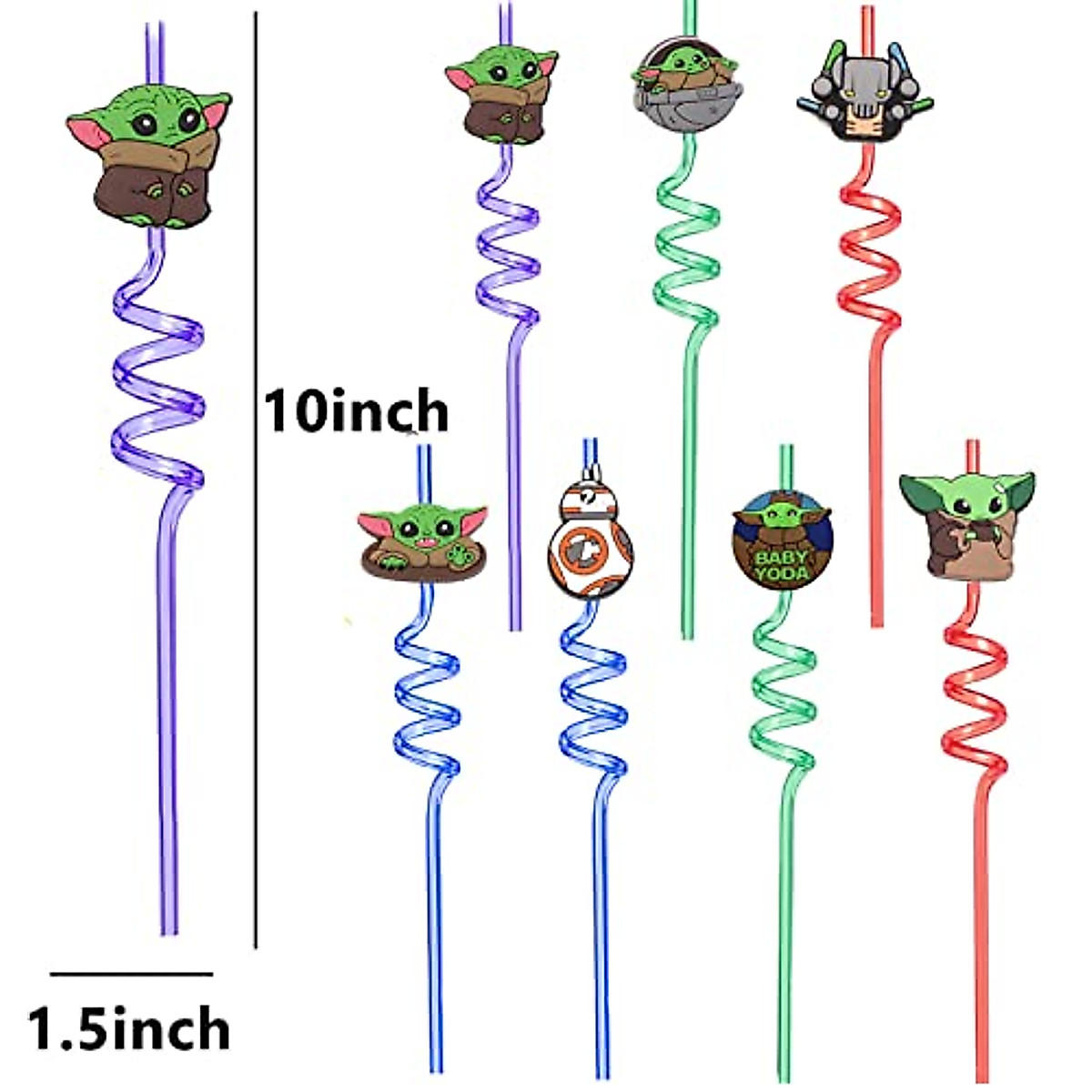 28 Pack Star Birthday Party Supplies Straws, Reusable Straws for Star Party Supplies, Party Supplies, Party Gifts, Perfect for Birthday Party Decorations, with 2 Cleaning Brushes