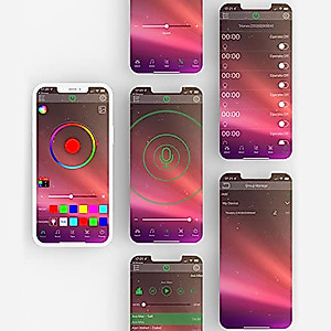 Remon Outdoor Smart RGB Landscape Lights, 30W Low Voltage Remote Control Waterproof Spotlight for Garden Yard Patio Lawn Pathway Party