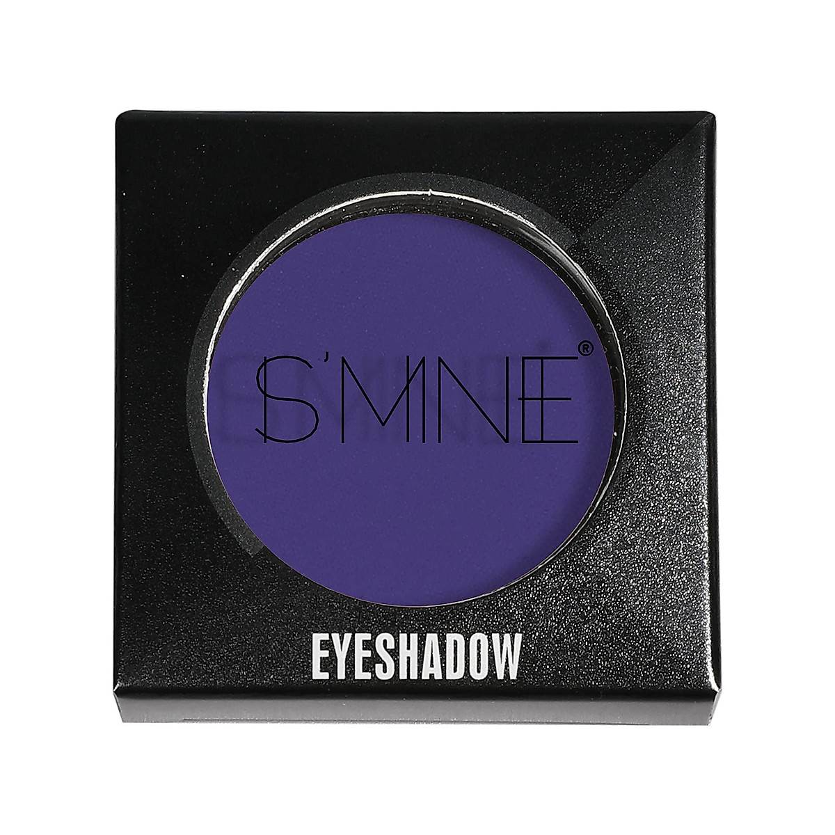ISMINE Single Eyeshadow Powder Palette, Matte Purple, High Pigment, Longwear Single Eye Makeup for Day & Night
