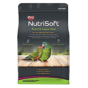 Kaytee Nutri Soft Pet Parrot & Conure Bird Food, 3 Pound