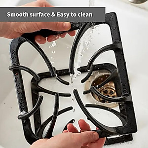 Allstare 316202405 Grate Replacement Parts for Frigidaire Stove Grates Kenmore Gas Range Parts Stove Top Surface Burner Grates 8.8 x 8.8 Inches Cast Iron Rack Cookware Sets 4 Pieces