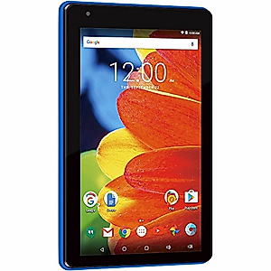 Premium High Performance RCA Voyager Pro 7" 16GB Touchscreen Tablet With Keyboard Case Computer Quad-Core 1.2Ghz Processor 1G Memory 16GB Hard Drive Webcam Wifi Bluetooth Android 6.0-Blue
