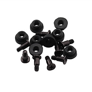 ZRM&E 8pcs 10mm Hard Disk Drive Screws and Shock Absorption Rubber Washer Kit PC Hard Disk Drive Mounting Accessories for 3.5 inches HDD SSD