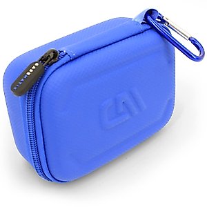 CASEMATIX Retro Handheld Game Console Case Compatible with HigoKids QS4 Portable Retro Video Game Player, Mademax RS-1 Gaming Console, E-MODS Arcade Pocket Player and More Up to 4.75", Blue Case Only