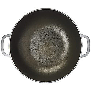 Iimusa IMUSA USA Hammered Basic Caldero 4.3-Quart, Gray