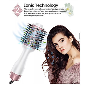 One-Step Professional Hair Dryer Brush, Volumizer, Straightener and Curler by JONIK BEAUTY AND FASHION!