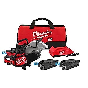 MX314-2XC MX Lithium-Ion Cordless 14 in. Cut Off Saw Kit Plus (2) Batteries and Charger