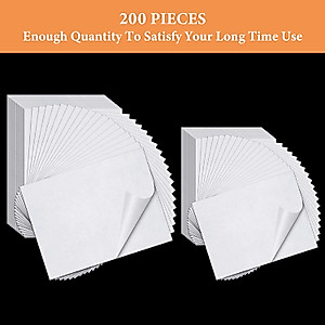 200 Pieces Diamond Painting Release Paper Diamond Painting Cover Replacement Double-Sided Non-Stick Cover Replacement 5D Diamond Painting Accessories Tool for Adult Kids (16 x 12 cm, 15 x 10 cm)