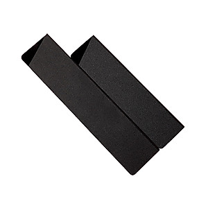 Rwraps 2Pack Knife Guards, 2x8" and 2.2X10" ABS Universal Knife Cover Blade Protector Non-Scratch Felt Lining Chef Knife Sheath