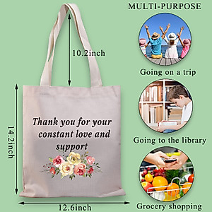 BDPWSS Aunt Of The Bride Tote Bag Wedding Gift For Aunt Thank You For Your Constant Love And Support Bag (Bride aunt TG)