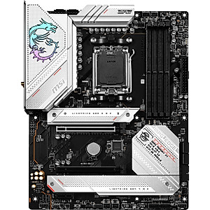 MSI MPG B650 Edge WiFi Gaming Motherboard (AMD Ryzen 9000/8000/7000 Series Processors, AM5, ATX, DDR5, PCIe 4.0, M.2, SATA 6Gb/s, USB 3.2 Gen 2, HDMI/DP, Wi-Fi 6E, Bluetooth 5.3, ATX)