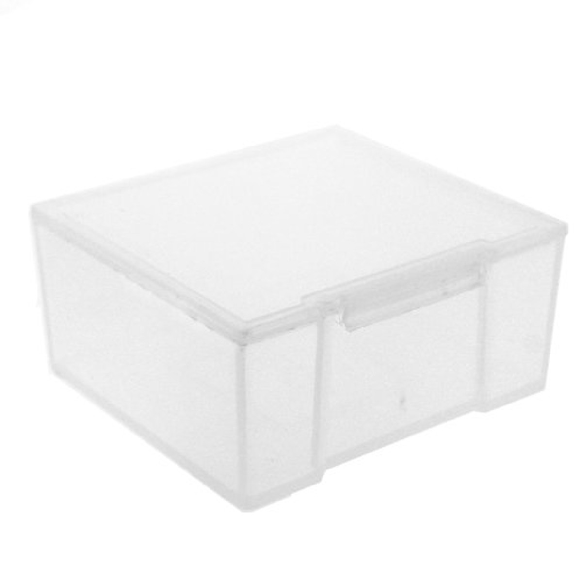 Paylak 10 Storage Square Clear Containers for Small Items Organizer 2.5 inches