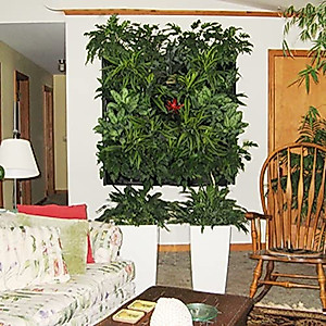 Artilife Vertical Wall Hanging Planters with 36 Pockets Outdoor Large Grow Bags for Herbs, Succulents, Artificial Plants or Flowers, Great for Garden and Patio Decoration