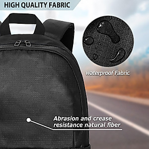 BLUEFATTY Casual Daypack Backpacks For Women Men Waterproof Travel Backpack Carry on Backpack Lightweight Breathable for Hiking-Black