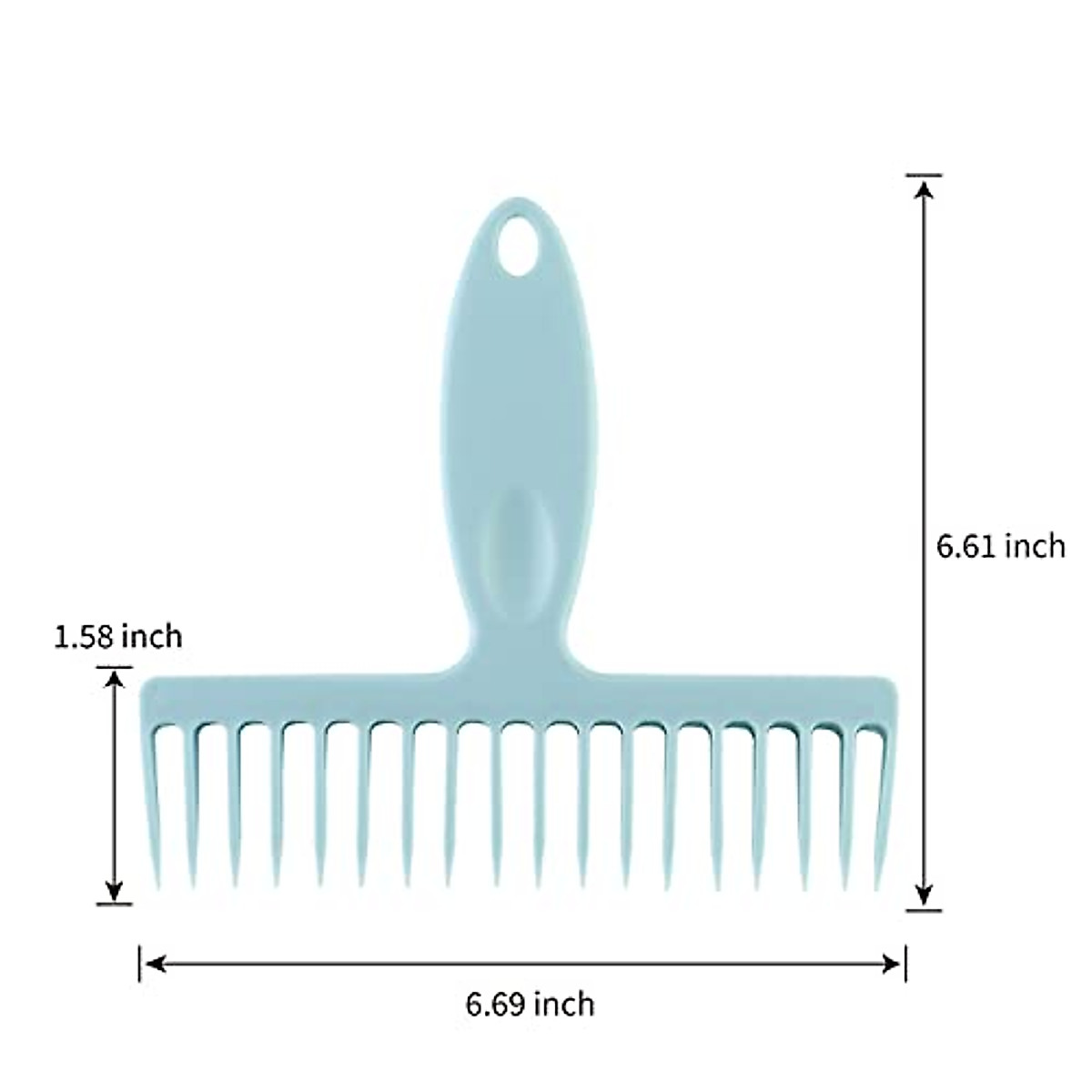 Household Broom Hair Removal Comb Removal Cleaning Tool for Clean The Hair and Dust On The Broom Bathroom Sewer Hair Collectors 2 Pieces, Blue